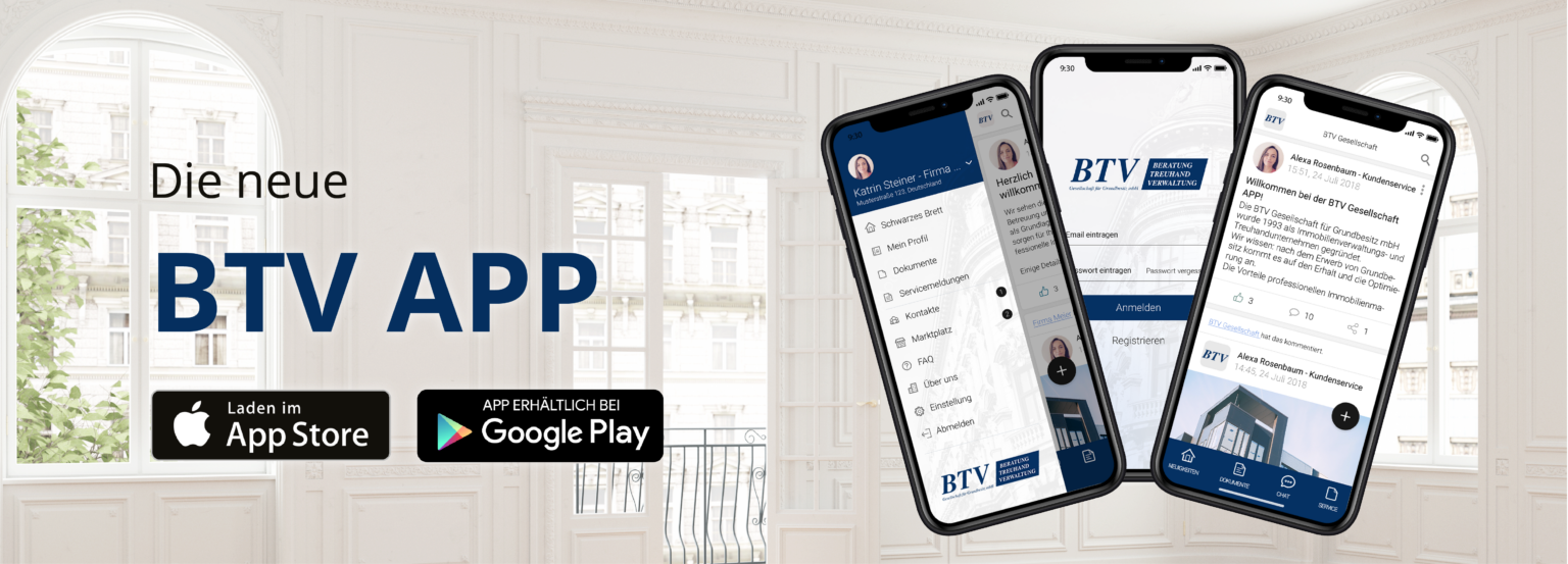 Die BTV App - BTV Gesellschaft für Grundbesitz mbH, Magdeburg